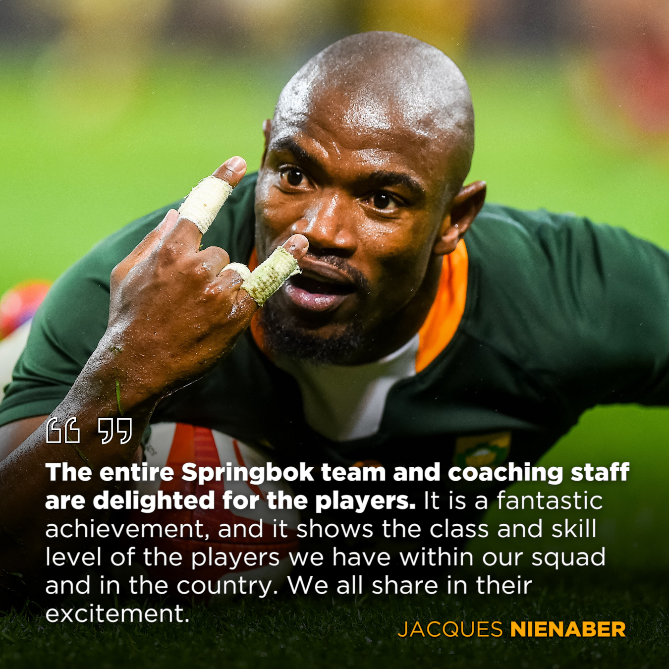 Springbok Quotes A5 Springboks Mandela Eco Notebook | SA Official