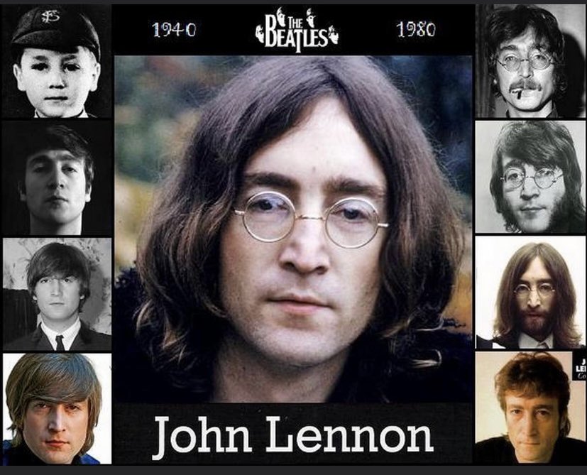 John Lennon Then And Now