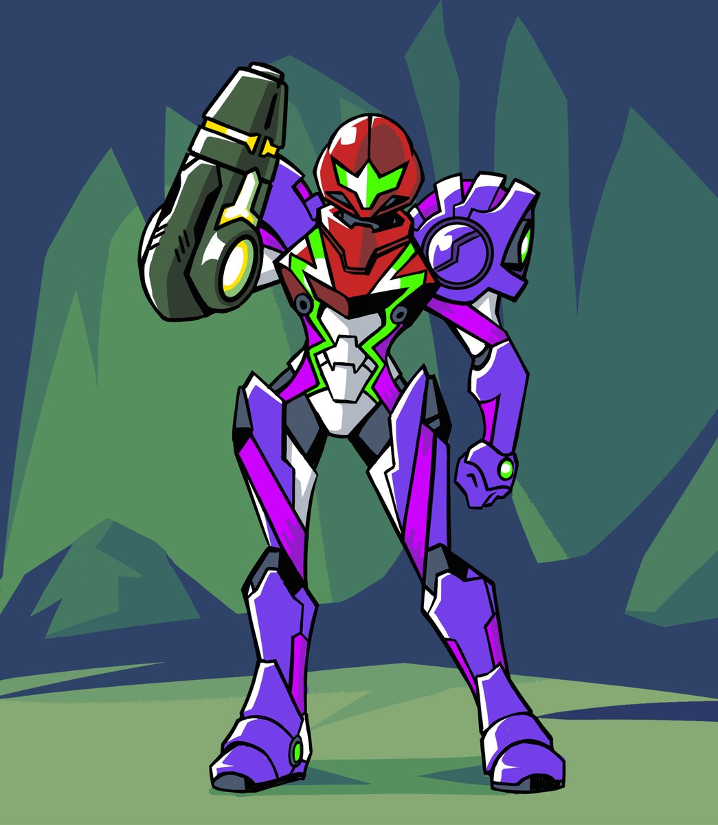 「#Metroid Dread Gravity Suit 」|GuilhermeRM_Art -Commissions CLOSEDのイラスト
