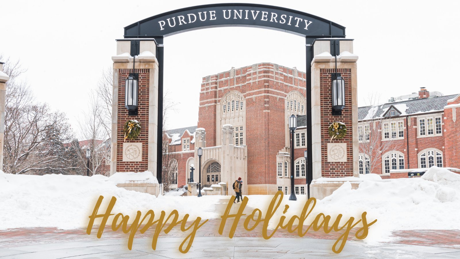 Purdue Campus Snow