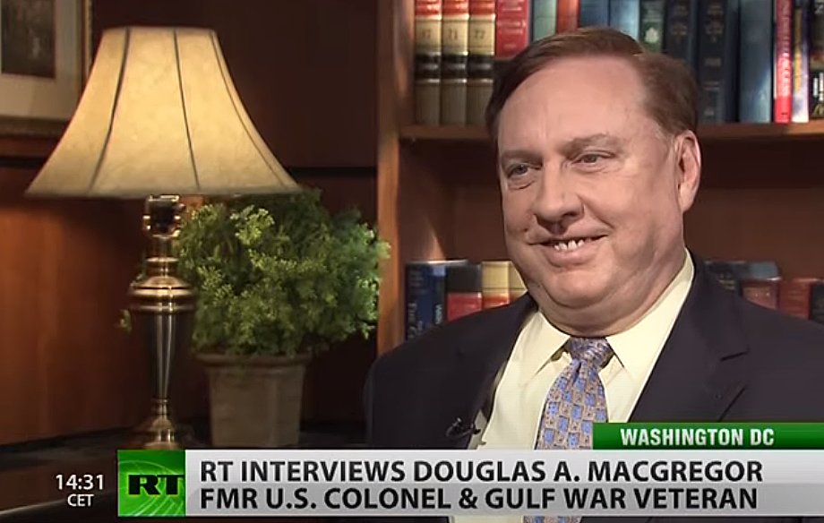 Julia Davis on Twitter: "Retired Army Col. Douglas Macgregor, who served under Trump as a senior ...