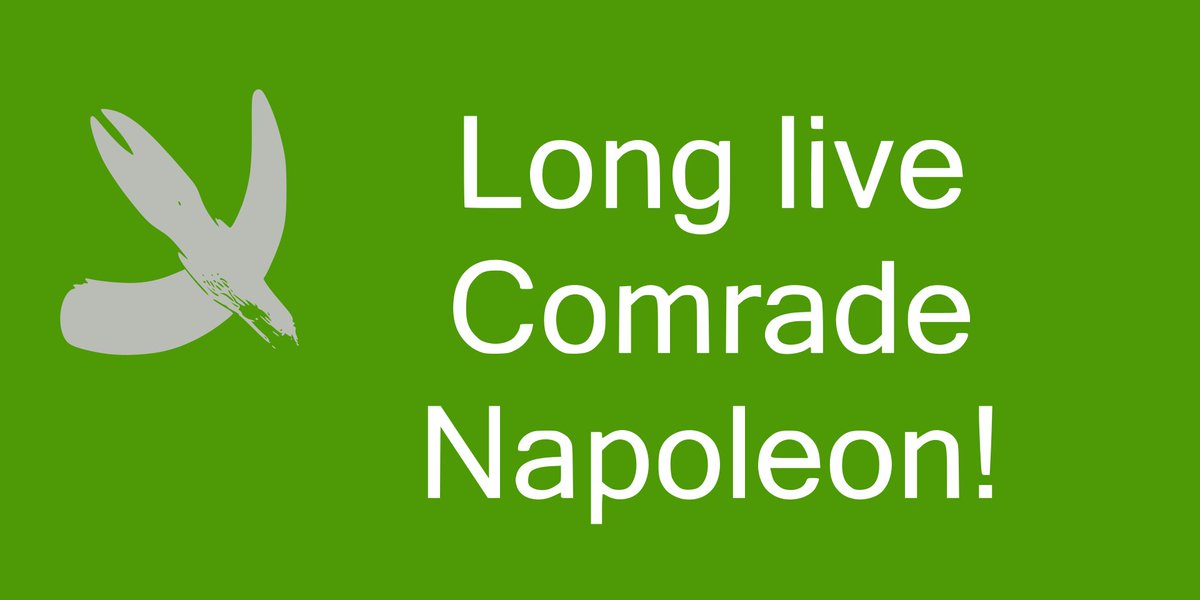 Comrade Napoleon (@NapoleoThePig) | Twitter