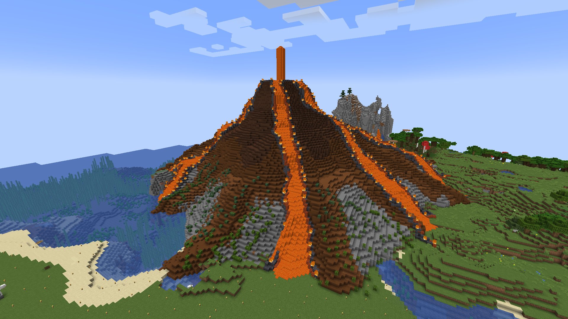 Minecraft Volcano