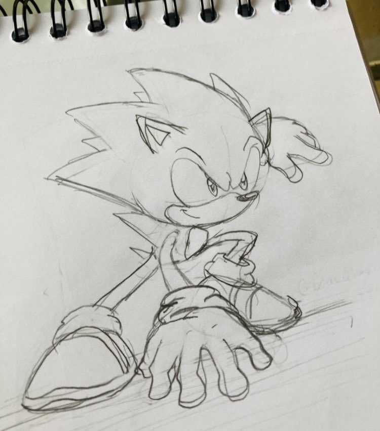 Super Sonic Drawings In Pencil