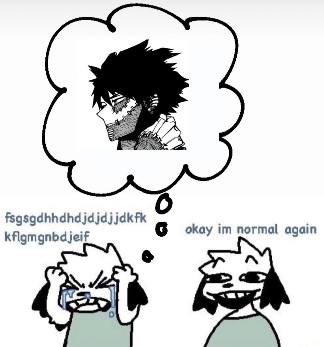 「warmup sketches ft. touya that Didnt die on the hill and sho」adonisの漫画