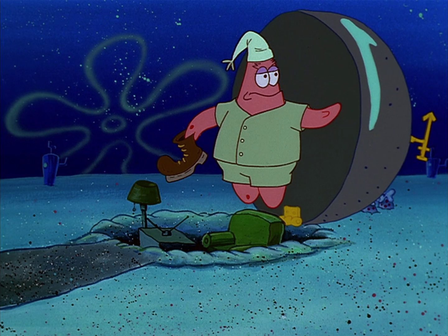 Patrick Star Waking Up