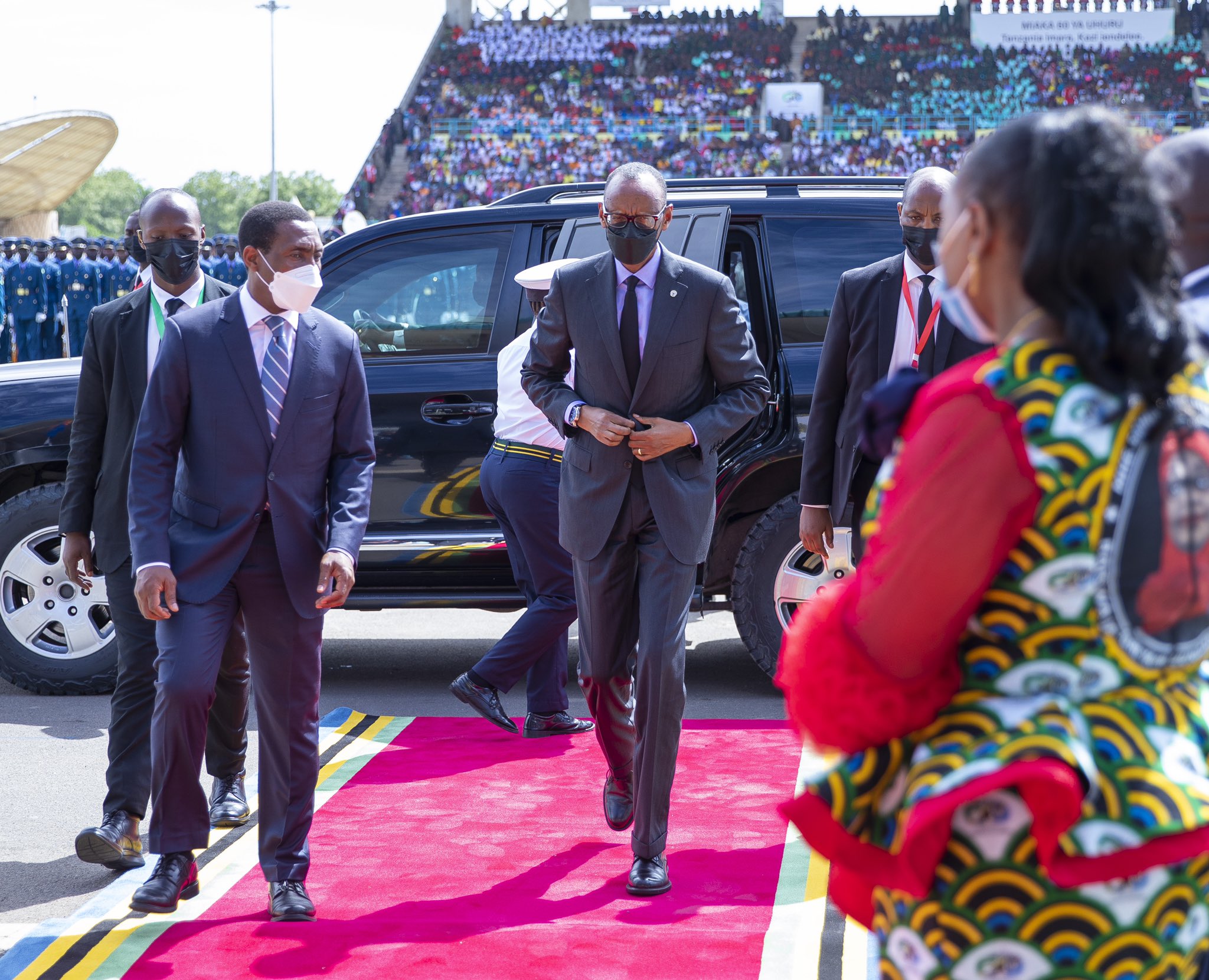 Presidency | Rwanda on Twitter: "President Kagame has arrived at Uhuru Stadium in Dar es Salaam ...