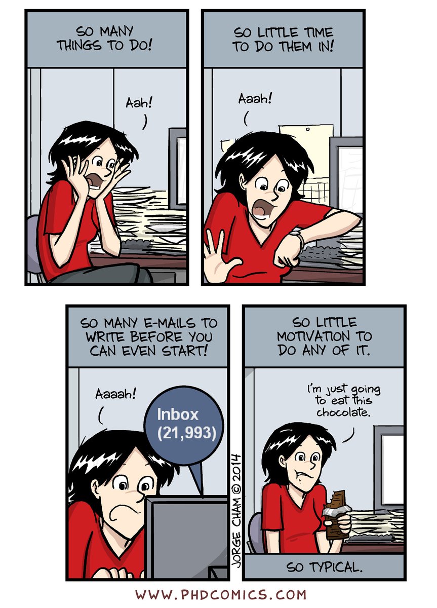 Too Many Things To Do Cartoon