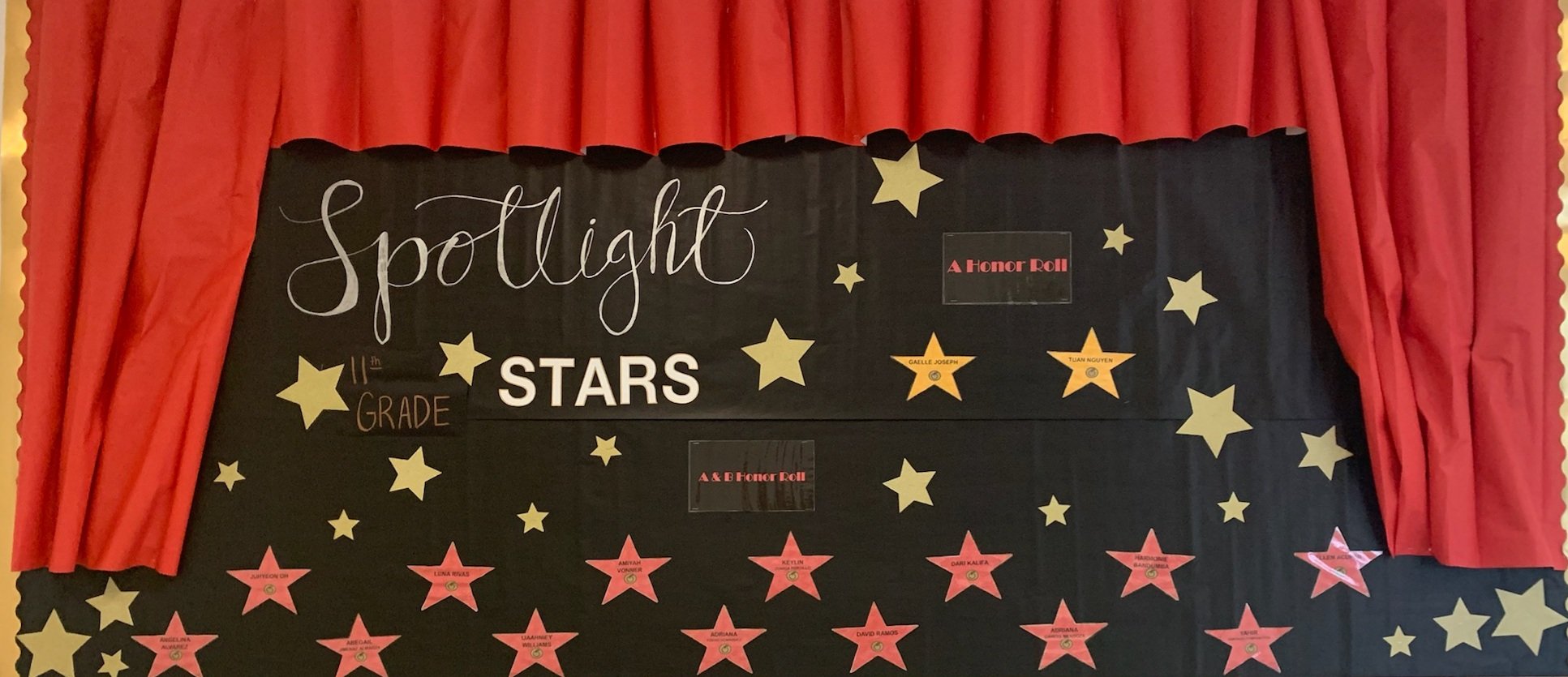Honor Roll Bulletin Boards