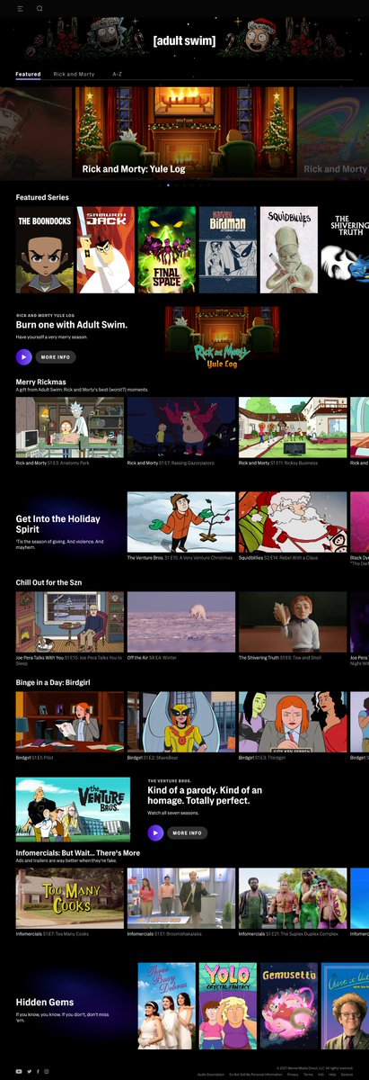 A Very Venture Christmas has finally been added to HBO Max : r/venturebros