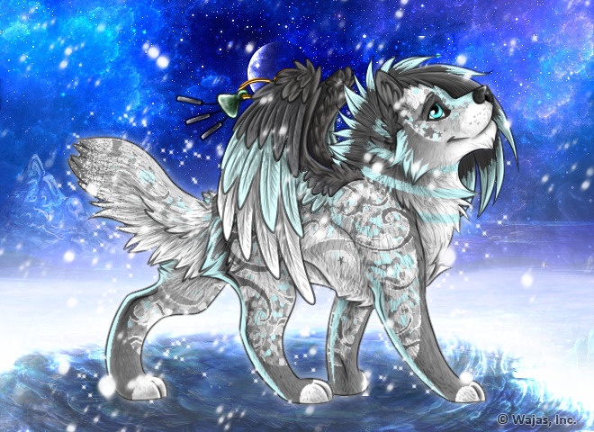 Awesome Winged Wolf Drawings