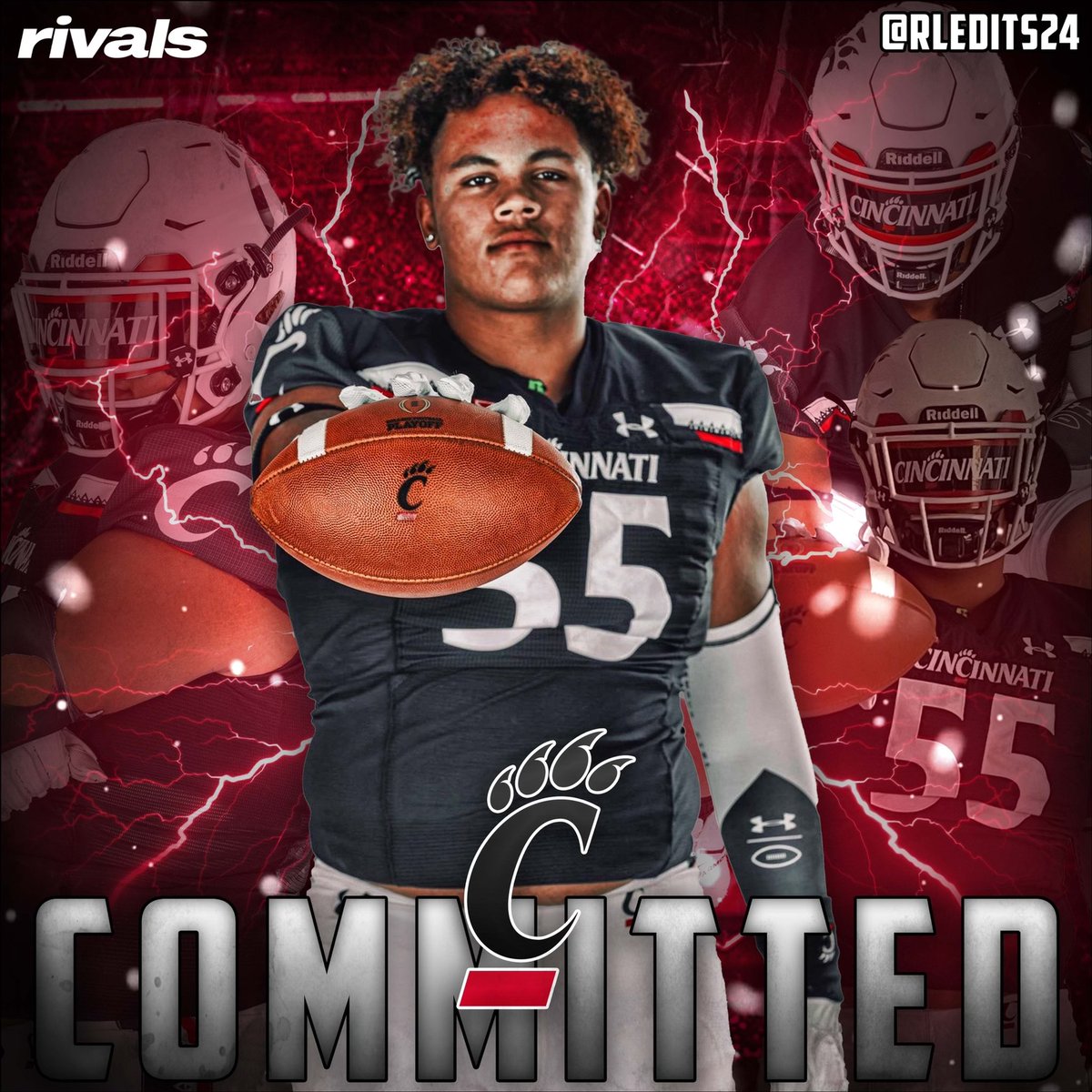 2023 3* OL Evan Tengesdahl commits to Cincinnati : r/CFB