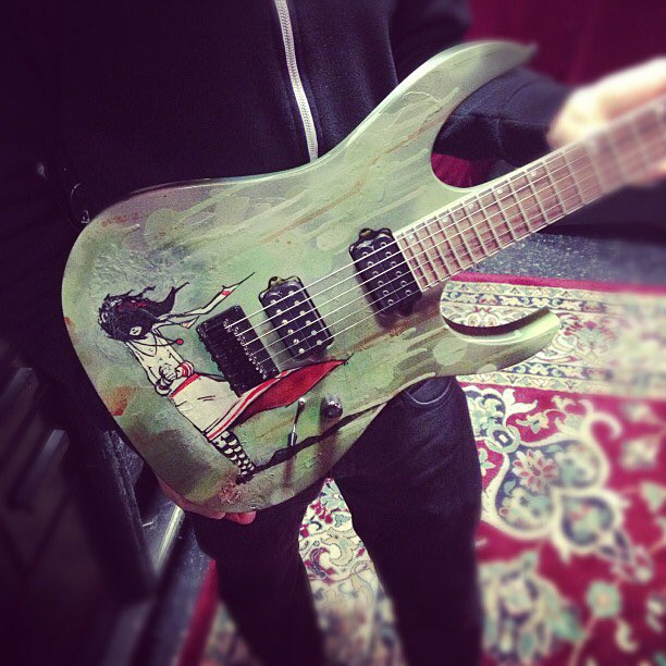 Mike Shinoda Art Guitar