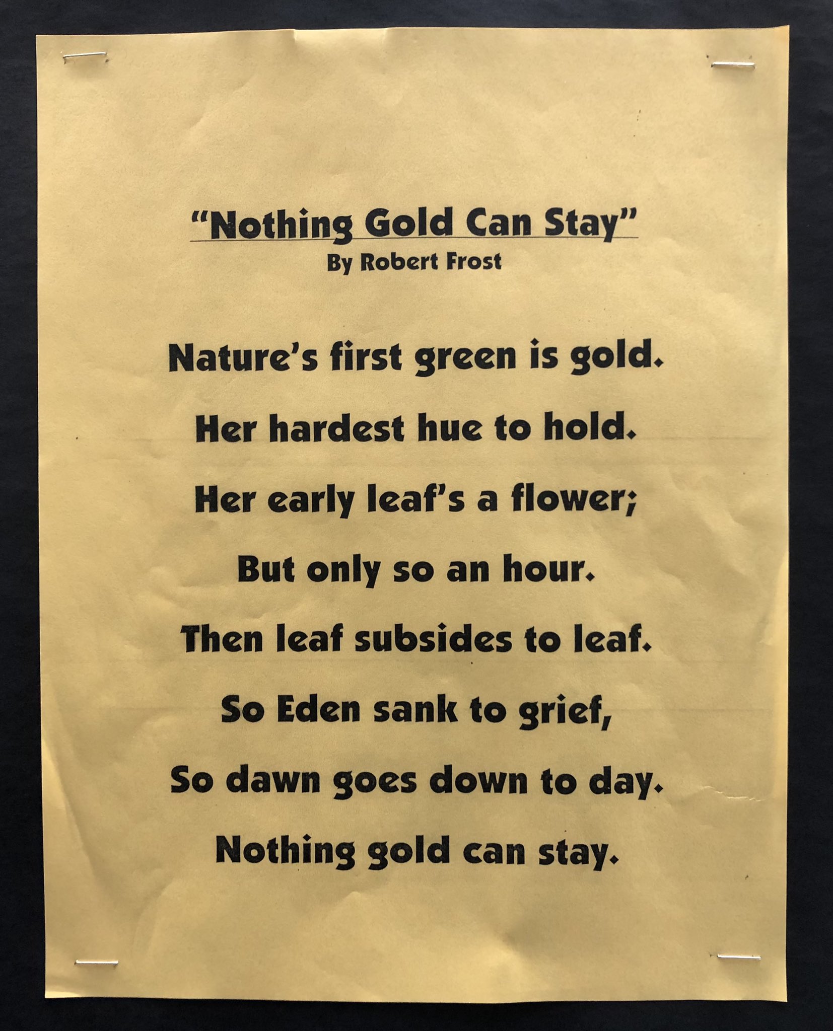 The Outsiders Johnny Stay Gold