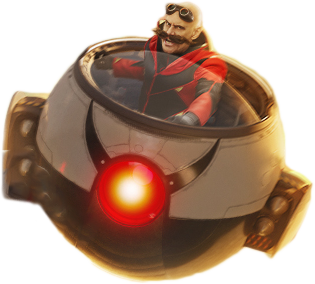 「have transparent Jim Carrey Robotnik egg」|SuperWiiBros08のイラスト