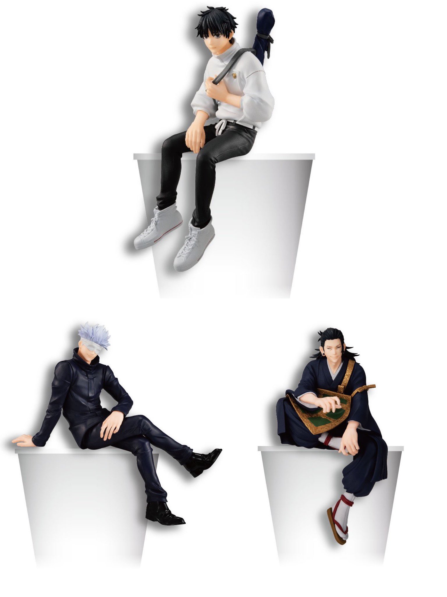 Shiro On Twitter: "Jujutsu Kaisen Movie Noodle Stopper Figures Of Okkotsu Yuta, Gojo Satoru And ...
