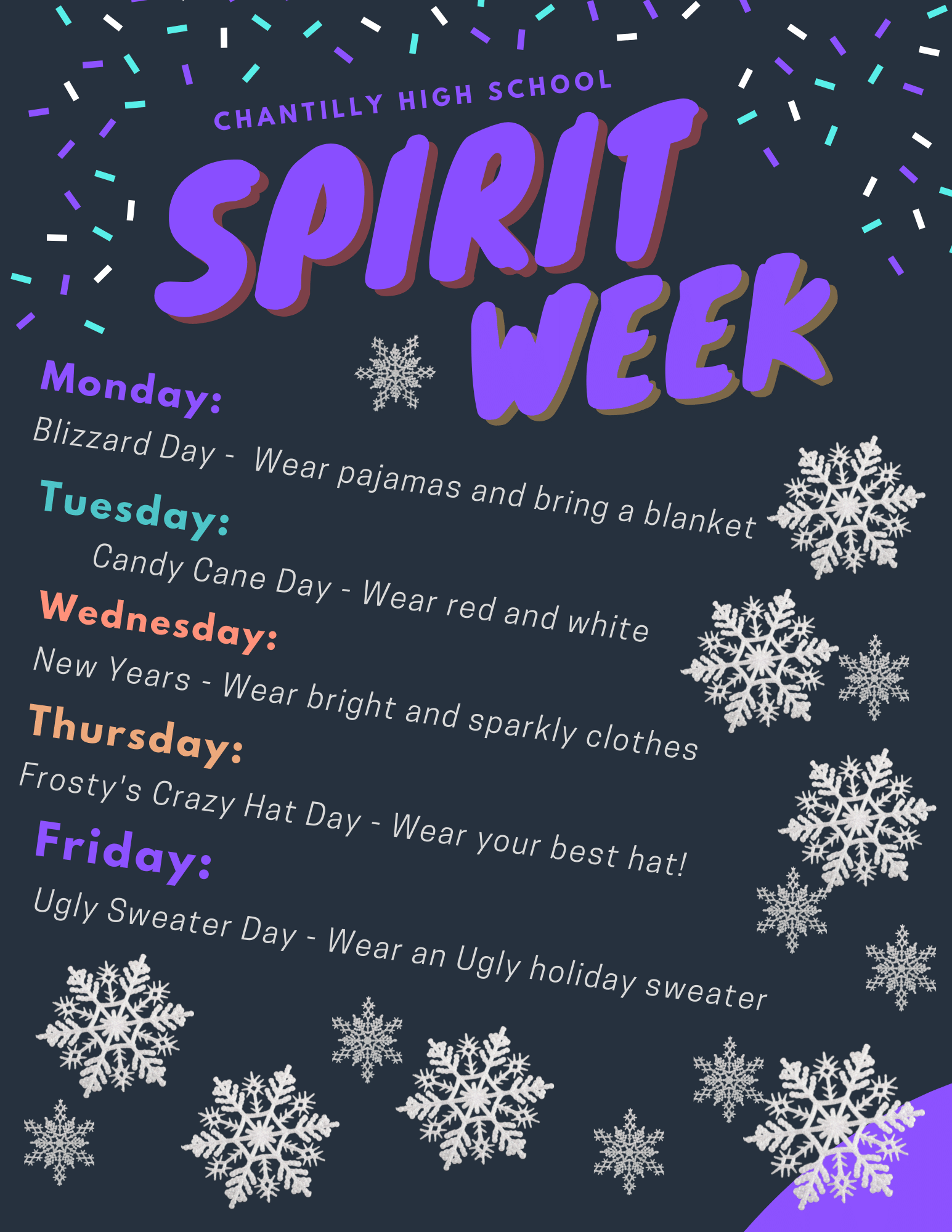 Best Spirit Week Ideas February Spirit Week News And Announcements