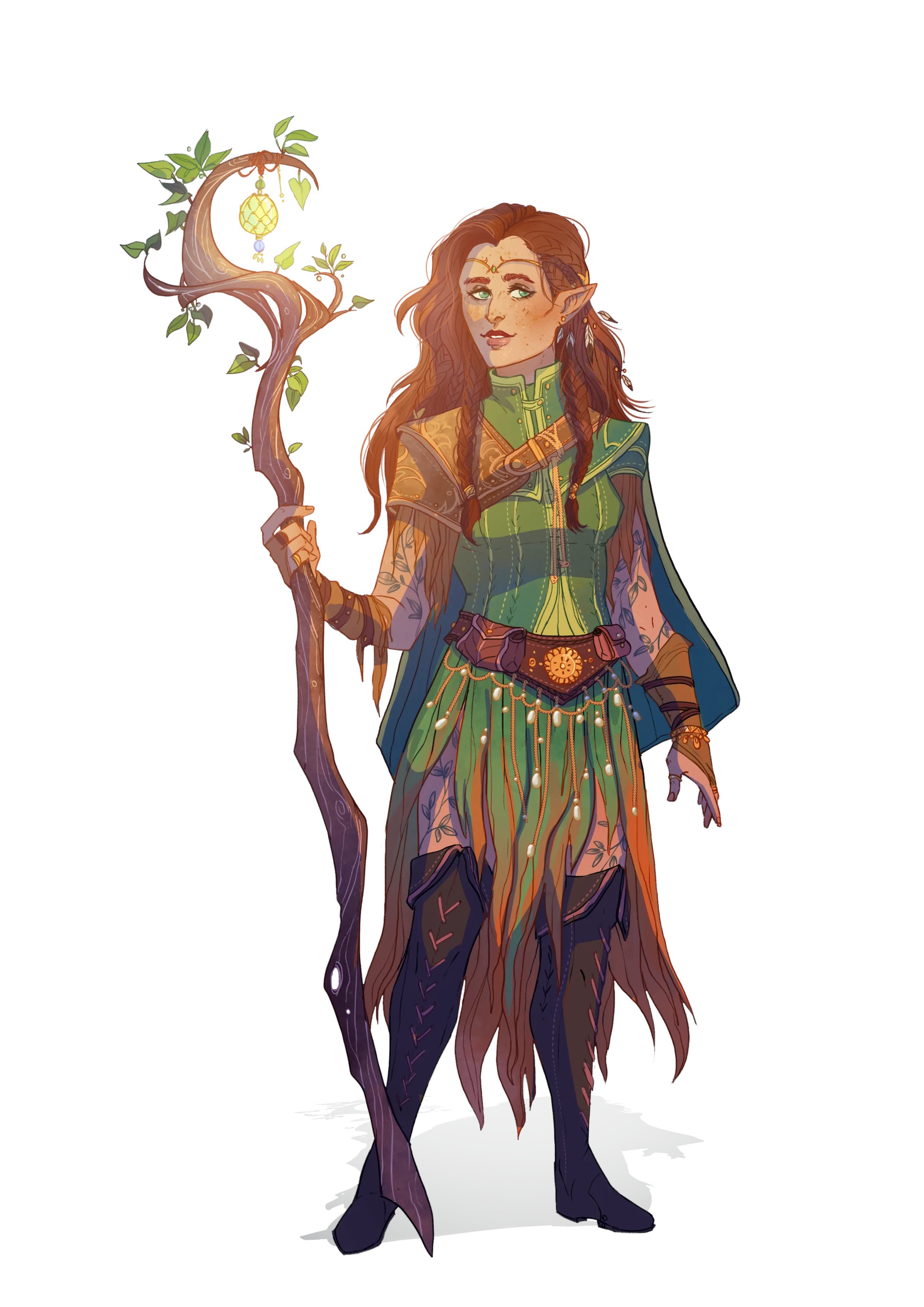 Dandd Female Druid