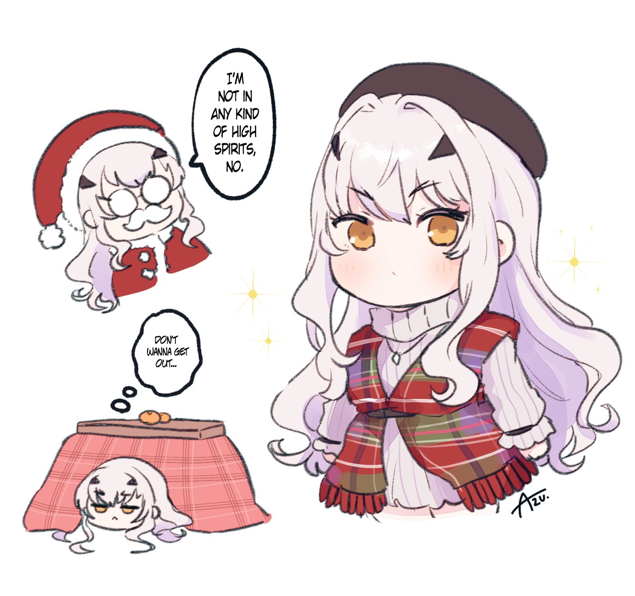 Paracite on Twitter: "[EN Version] Artist's Comment: Holy Heart Melu-chan is so cute... Various ...