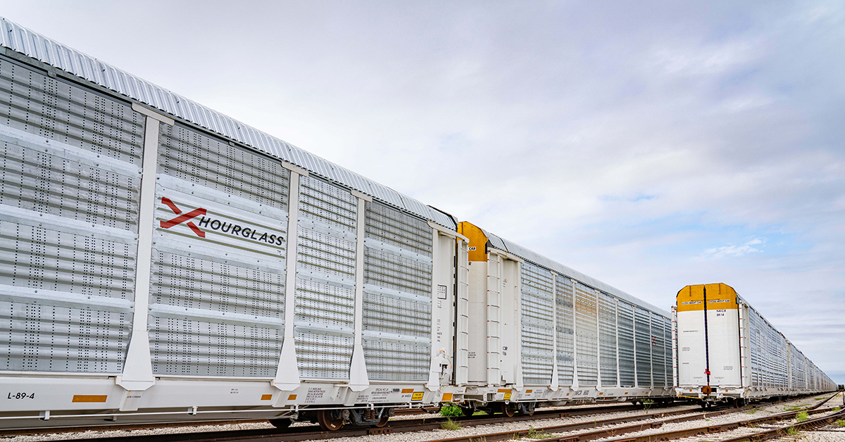 Trinity Rail Bi Level Trains