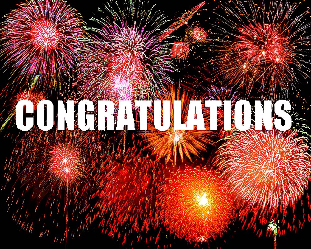 Congratulations Fireworks Gif
