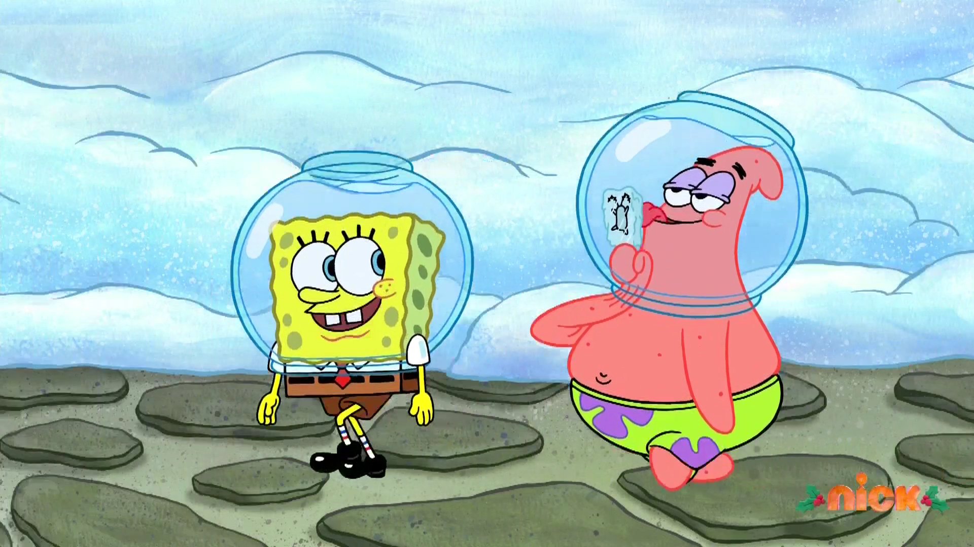 Spongebob Plankton On The Beach