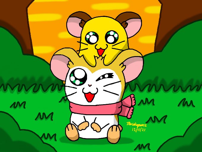 Hamtaro Maxwell And Sandy