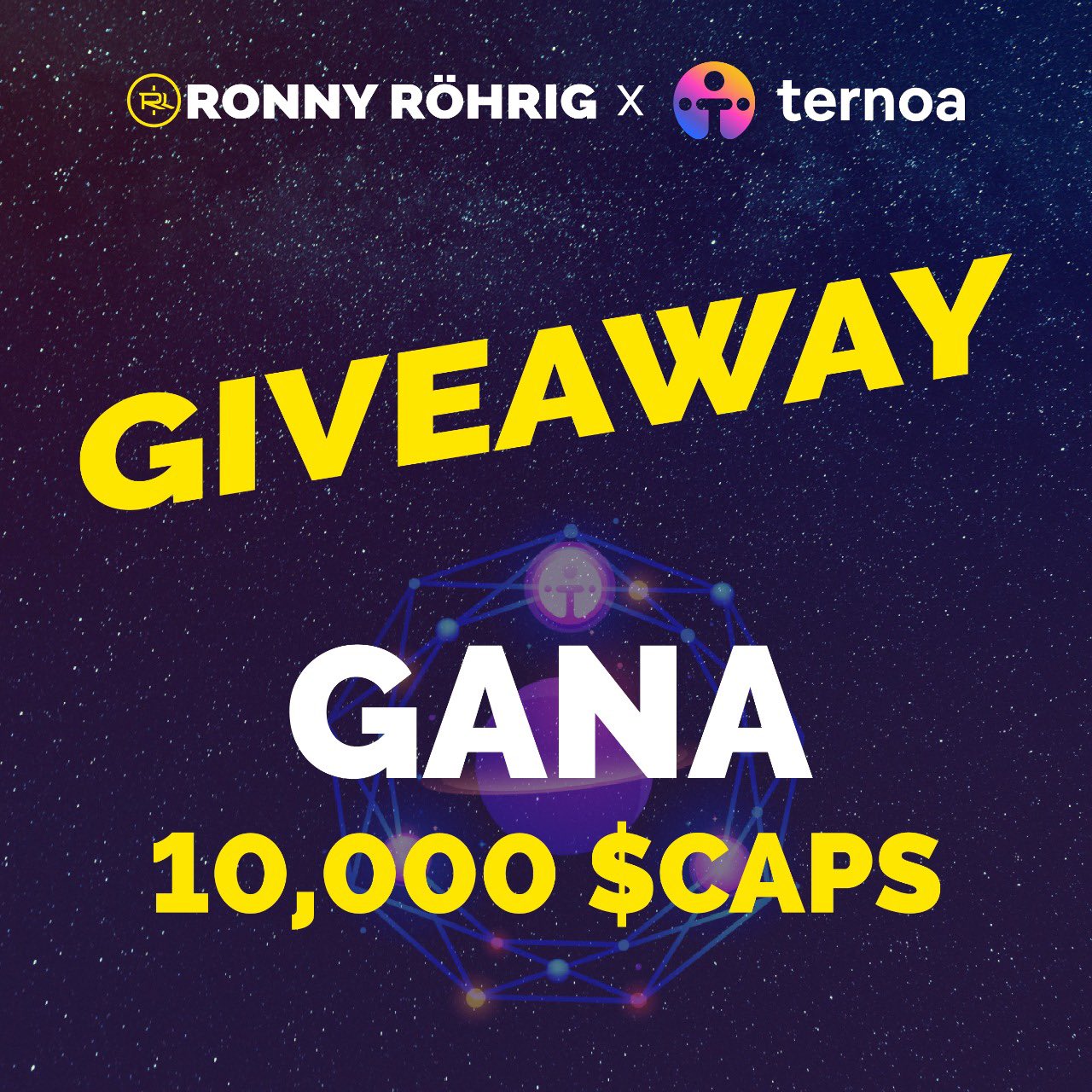 Cripto Avances on Twitter: "🎁 Gana 10,000 $CAPS 🎁 1️⃣ Dale ️ y Comparte , etiqueta a 3 amigos ...