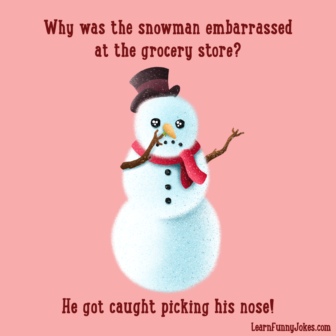 Frosty The Snowman Picking His Nose