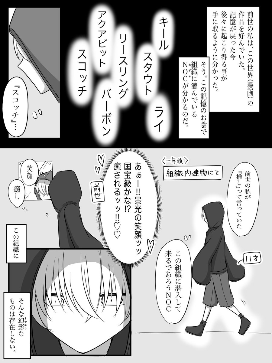 コナン「#decnプラス #コナン夢 【 私だった僕のせい① 】 (1/2) hrmt」3b【低浮上】📡 ️済の漫画