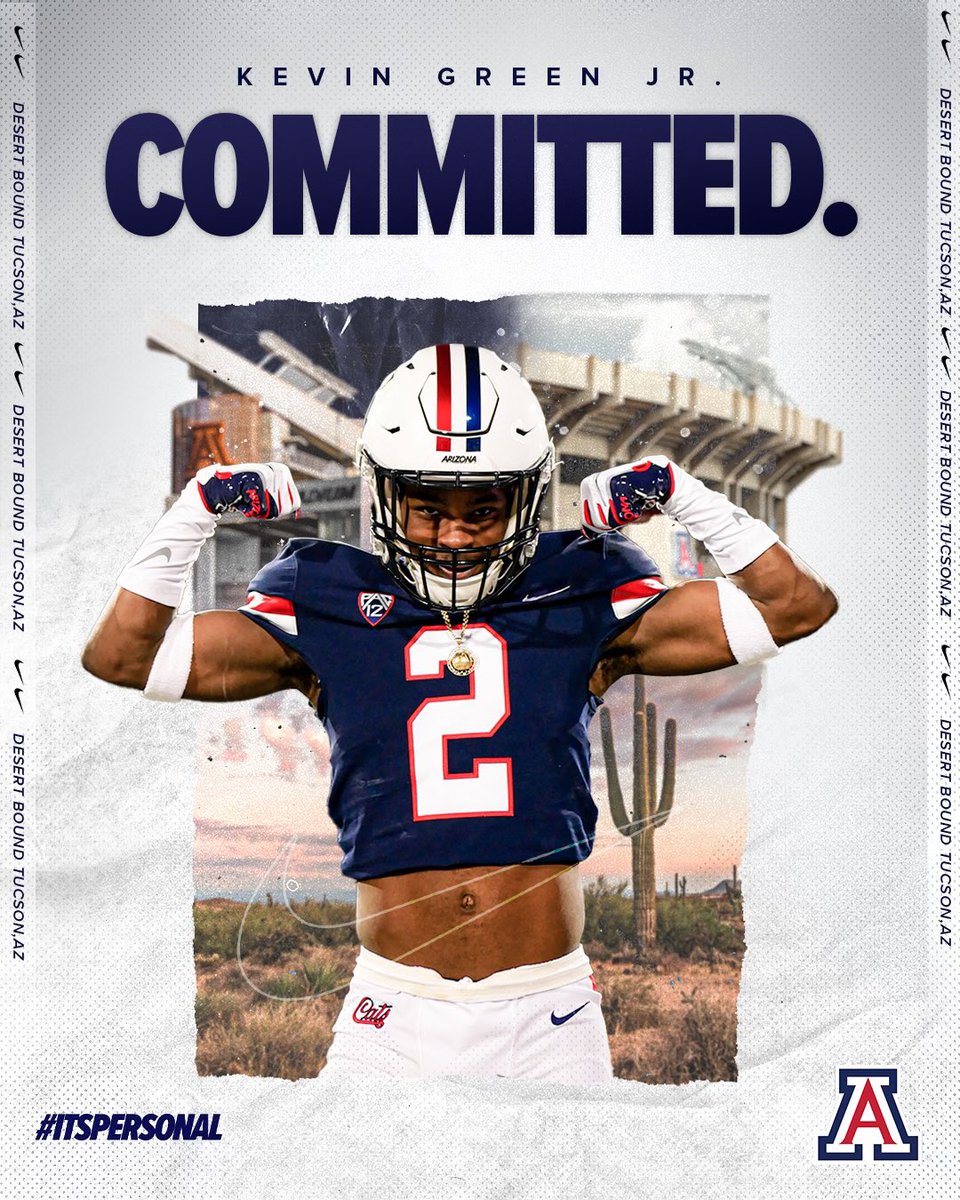 2022 3* WR Kevin Green Jr. Commits to Arizona : r/CFB