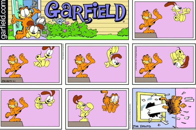 Garfield thrown out the window (@yeetgarf) さんのイラスト・マンガ作品まとめ (157 件 ...