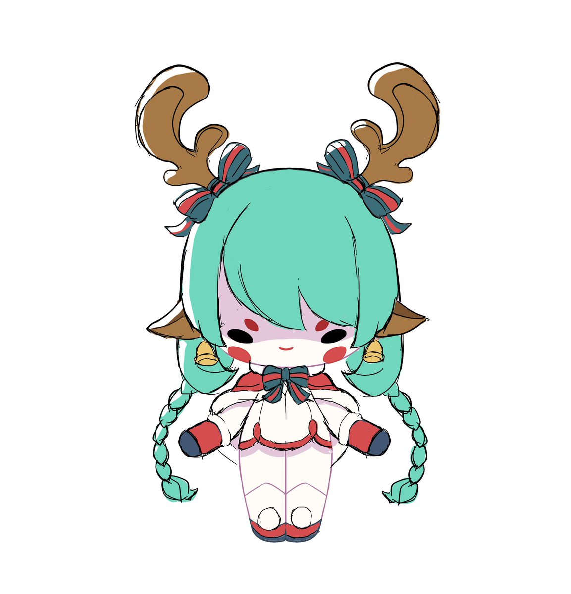 「I have plans to make random santa as gif」|LittleNanakoのイラスト
