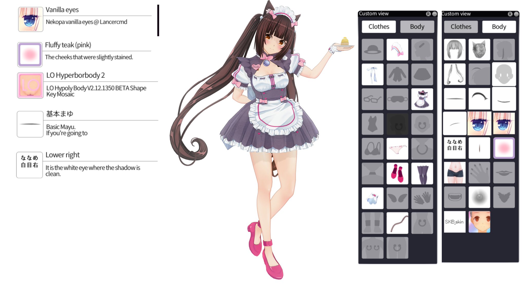 Lierbex on Twitter: "Chocola-Preset "Chocola" - ショコラ NEKOPARA - ネコぱら 1.0 -Full- My eight preset ...