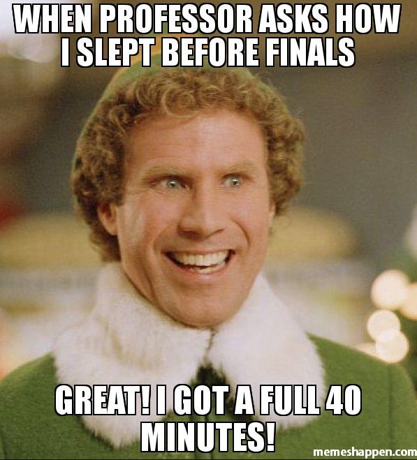 Finals Week Over Meme