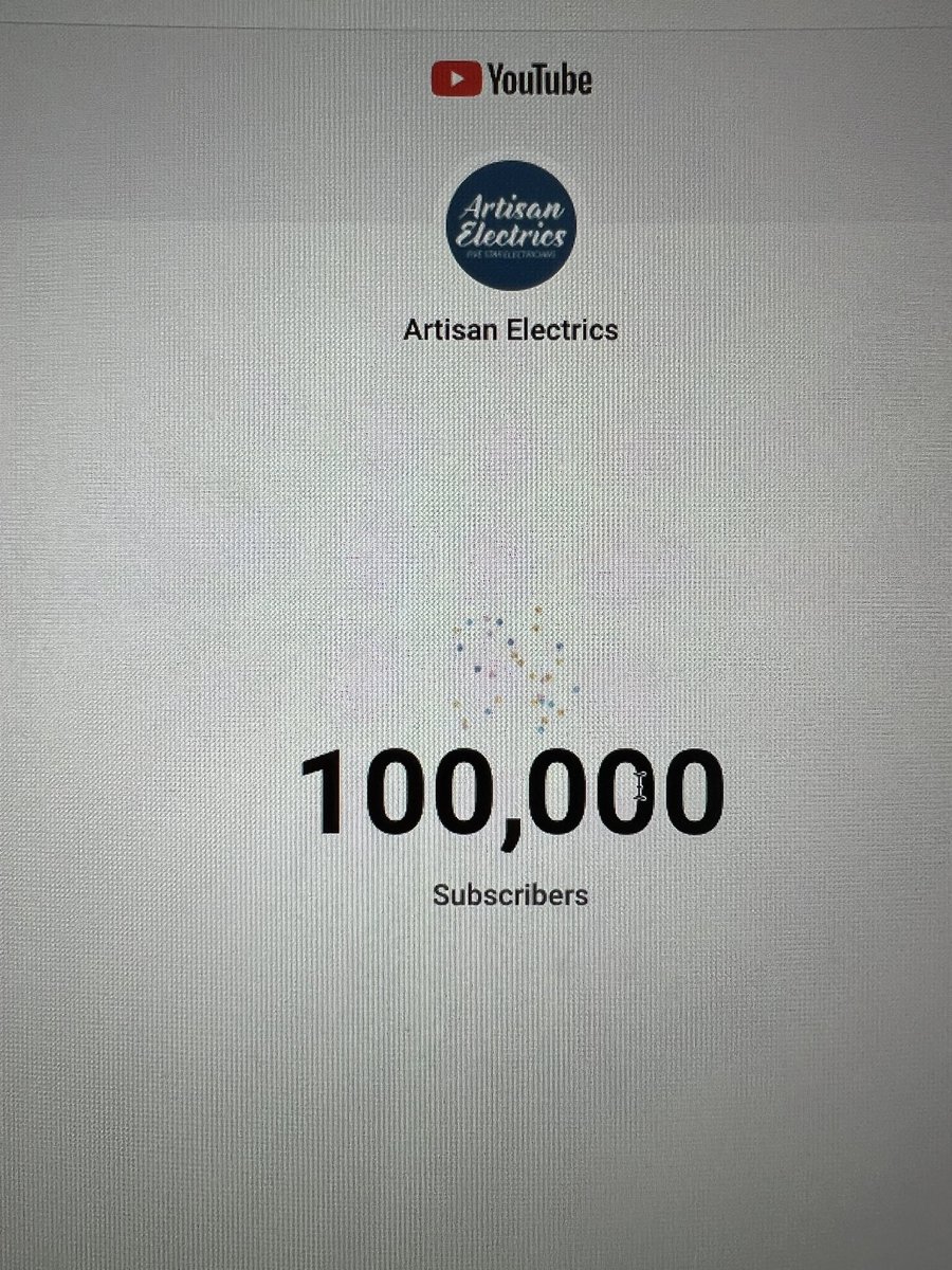 Artisan Electrics on Twitter: "The moment you realize 100,000 people hit a button to say they ...