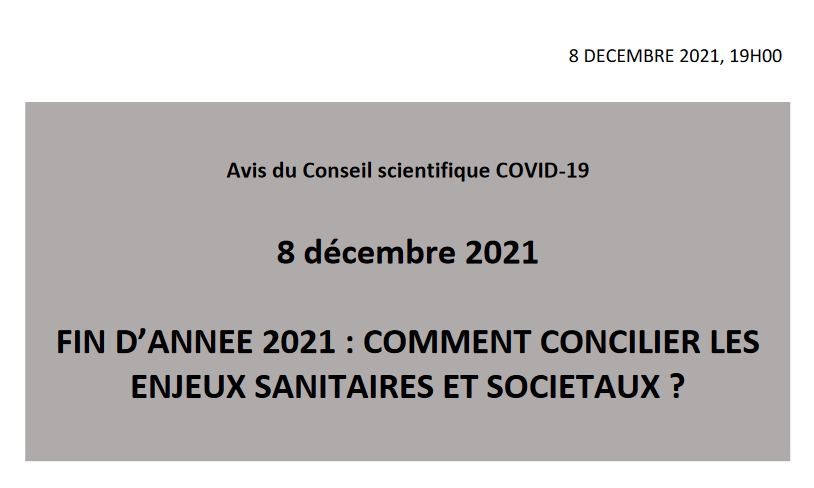 Nicolas Berrod on Twitter: " ️Nouvel avis du Conseil scientifique, rendu au gouvernement ...
