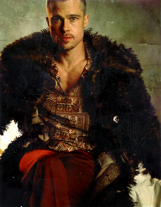 Brad Pitt Fight Club Fur Jacket
