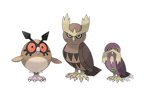 Noctowl Evolution Chart