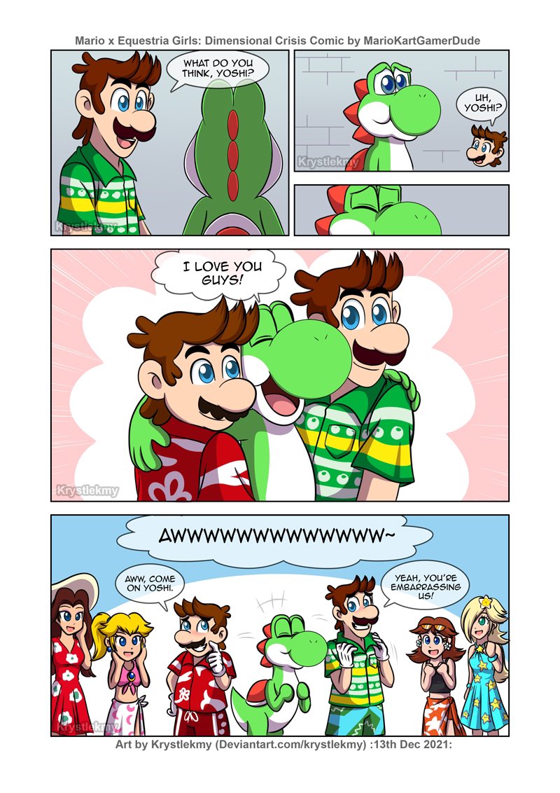 Luigi And Yoshi Comics