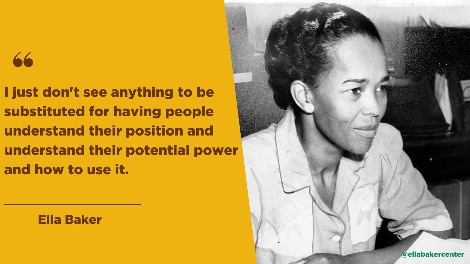 Ella Baker Quotes Kindness.org | Sometimes Our Greatest Impact Isn't