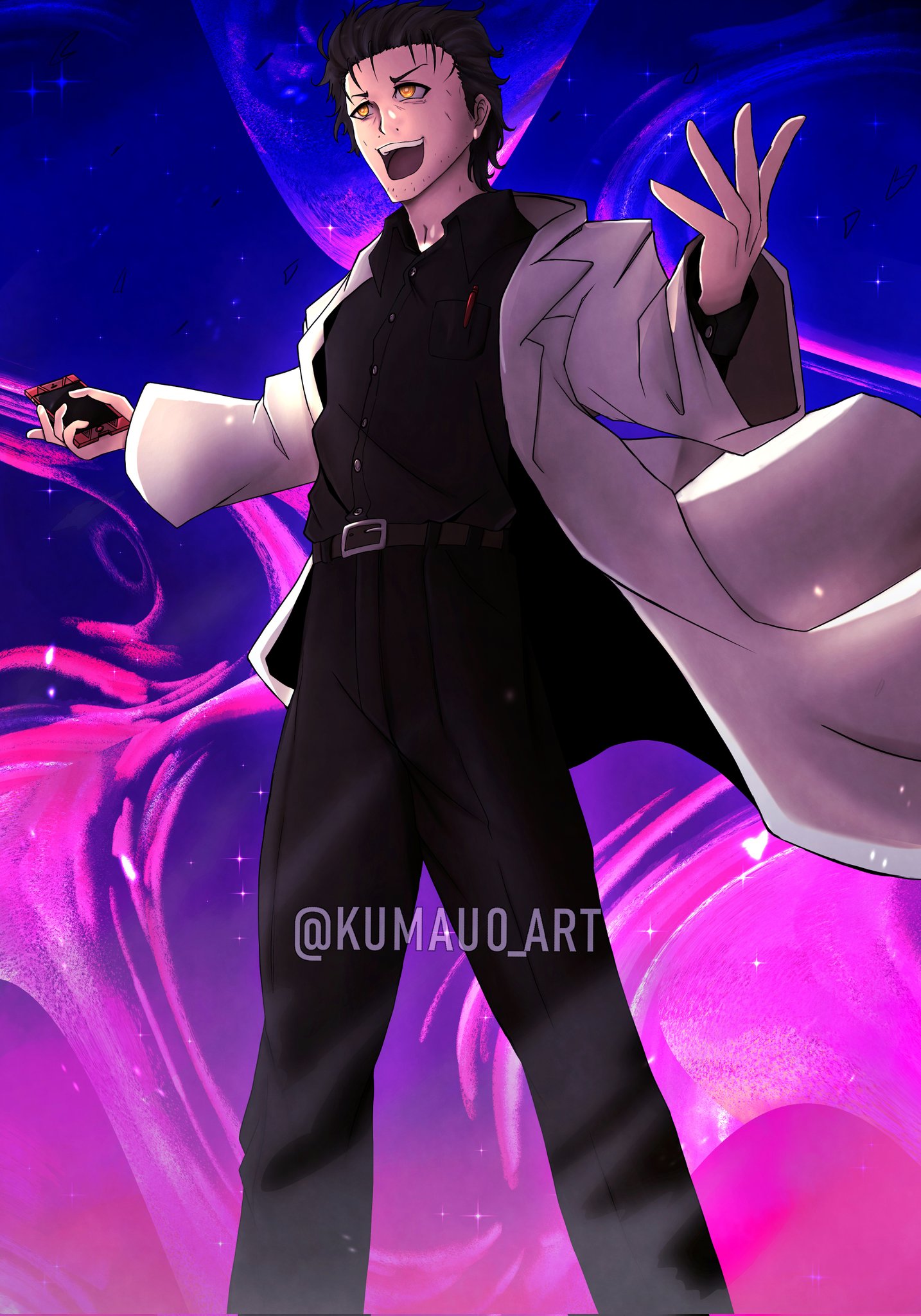 Happy Birthday Mad Scientist Cartoon