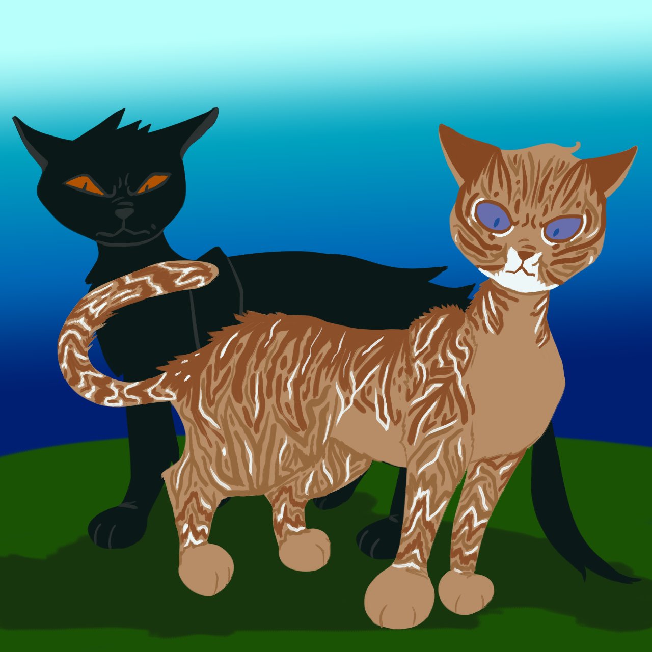 Lionblaze And Heathertail