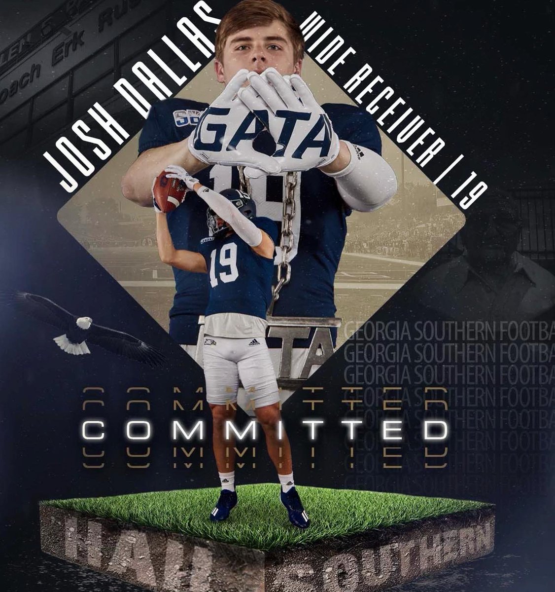 2022 3* ATH Josh Dallas commits to Georgia Southern : r/CFB