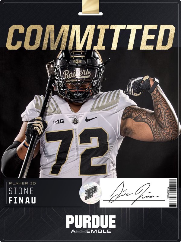 FIU IOL Sione Finau Commits to Purdue : r/CFB