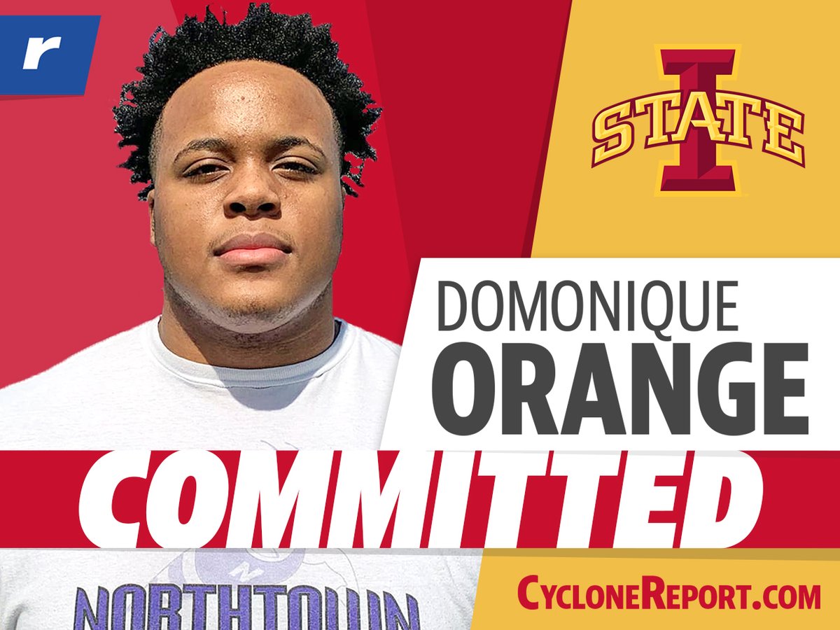 2022 3* DT Domonique Orange commits to Iowa State : r/CFB