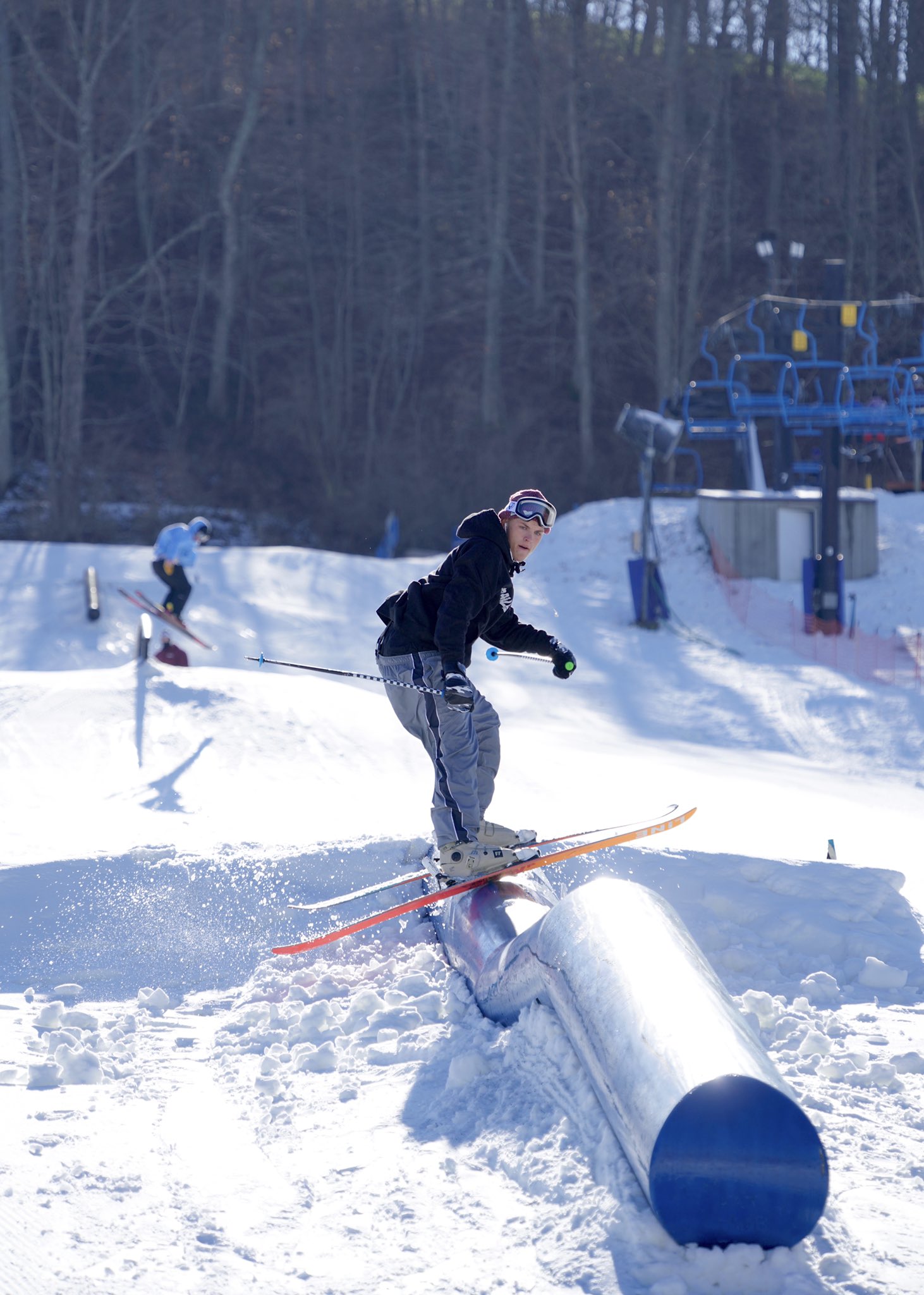 Park Skiing Rails