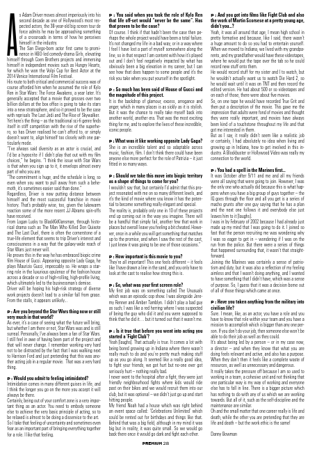 New Adam Driver interview from Premium Magazine : r/adamdriver