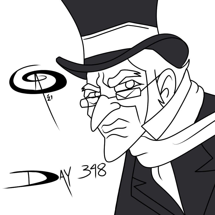 Ebenezer Scrooge Drawing