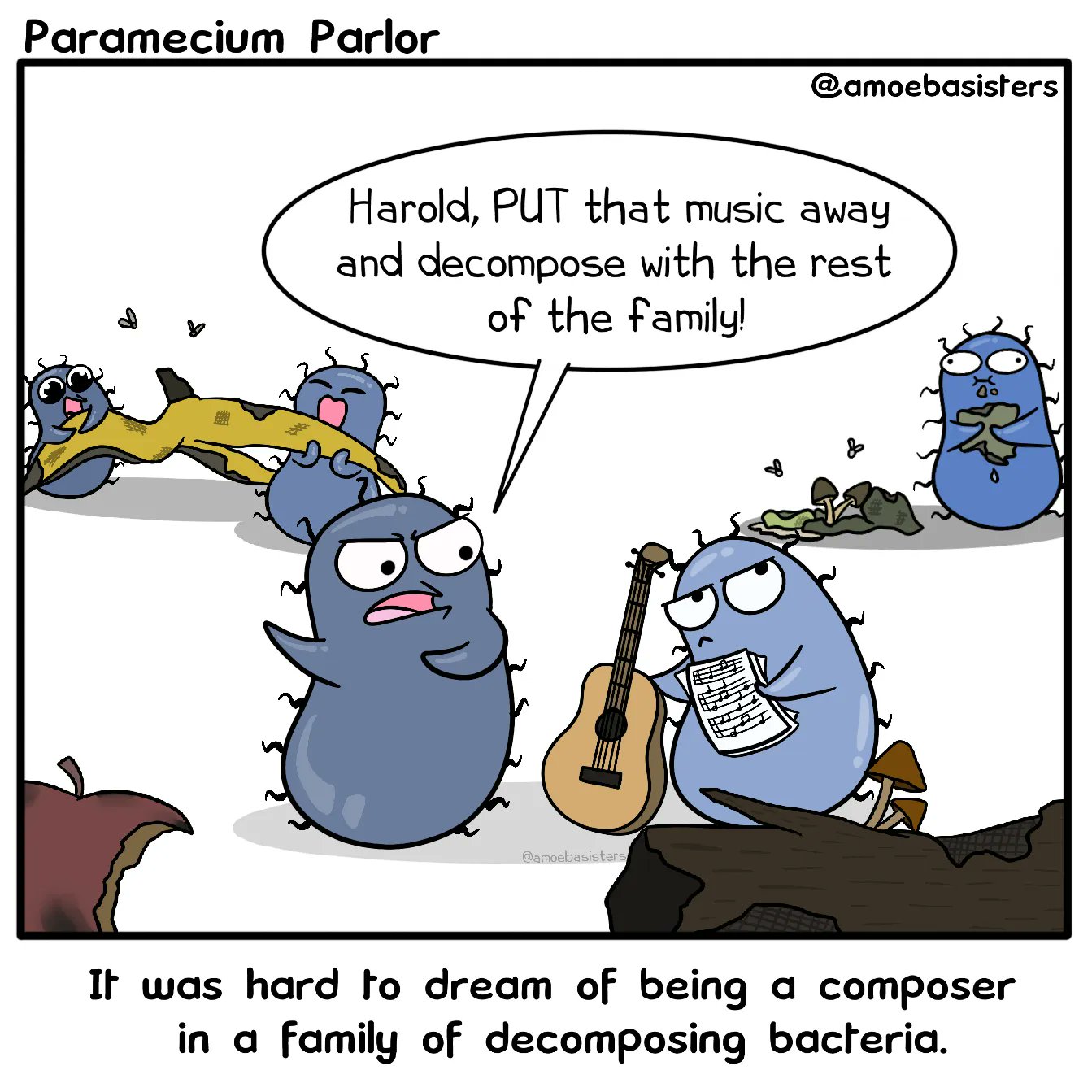 Paramecium Cartoon